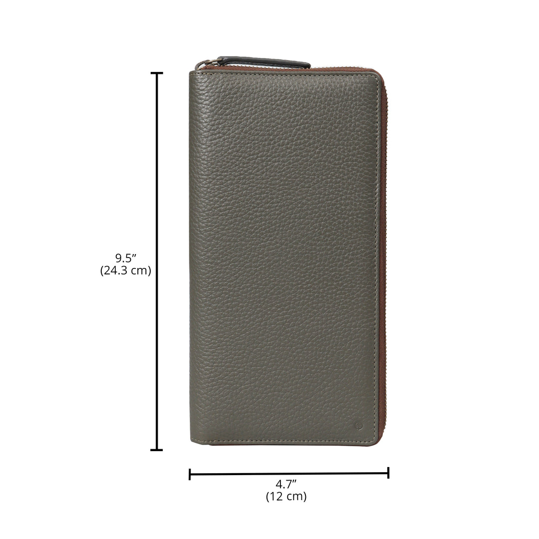 Sophisticated Cheque Book Leather Wallet | Secure & Stylish – Outback World